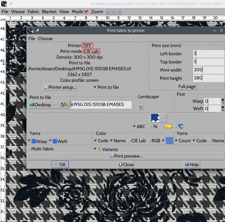 Arahne CAD/CAM for weaving | How to improve color accuracy of your ...