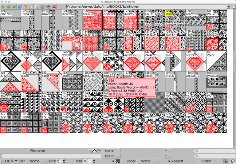 Arahne CAD/CAM for weaving | New digital collection of patterns by ...