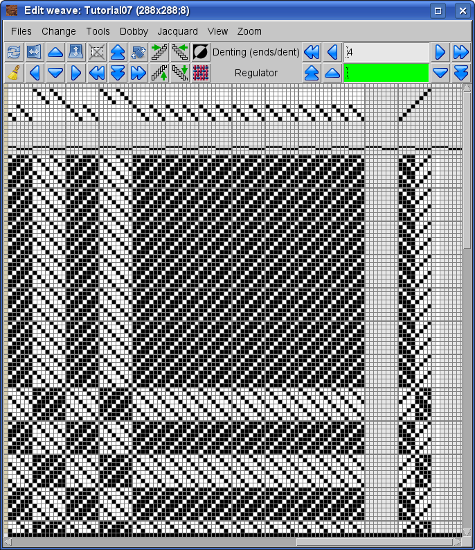 Arahne CAD/CAM for weaving | Making shaft damask with ArahWeave