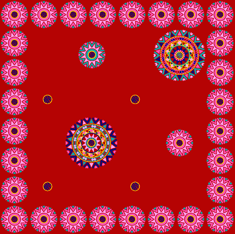 Arahne CAD CAM For Weaving Add Border To The Image In ArahPaint6