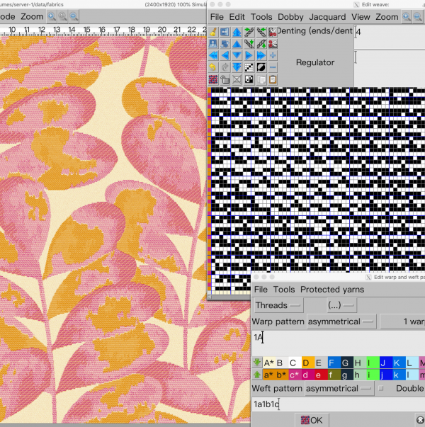 Arahne CAD/CAM for weaving